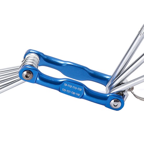 Portable Folding Hex Wrench Allen Set Metal Metric System Hexagonal ...