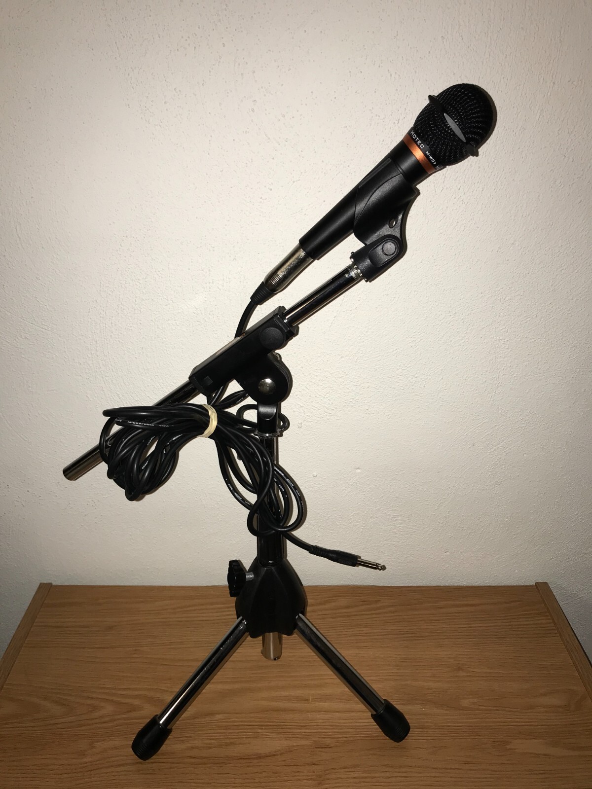 HOTEC H-W07 SINGING MUSICAL MIC W/DETACHABLE 16 FT CABLE & HAMILTON MIC ...