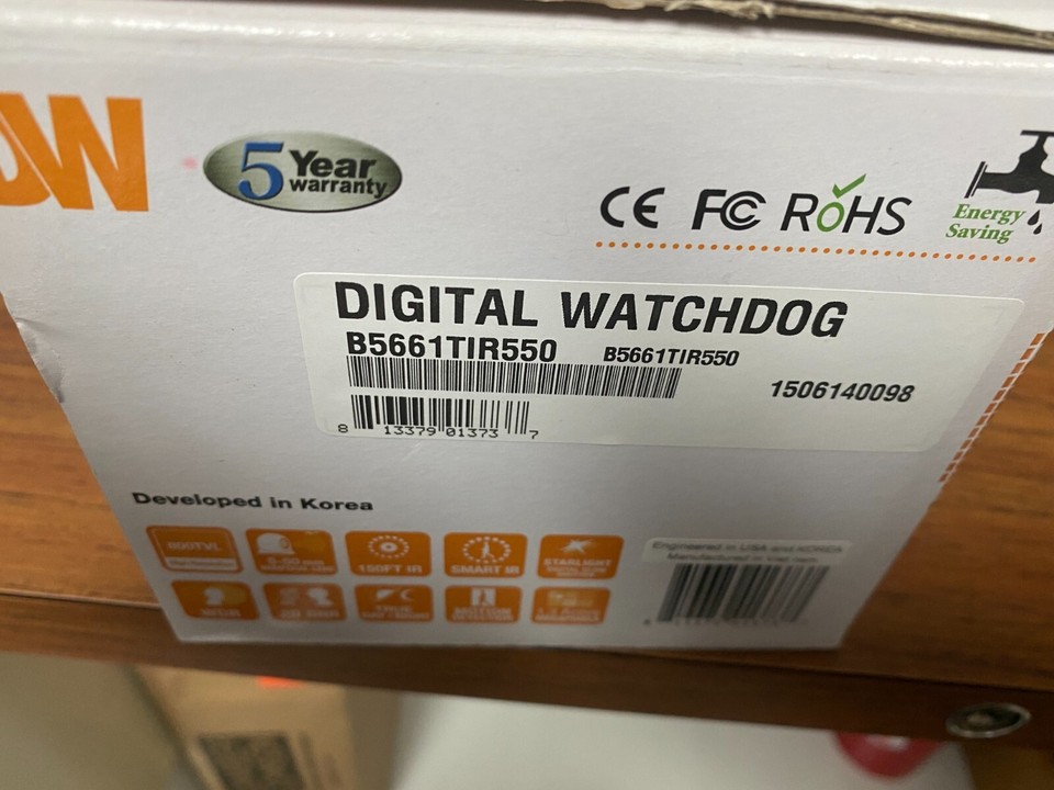 Digital Watchdog DWC-B5661TIR550 Mega Pixel Analog Long Range Bullet ...