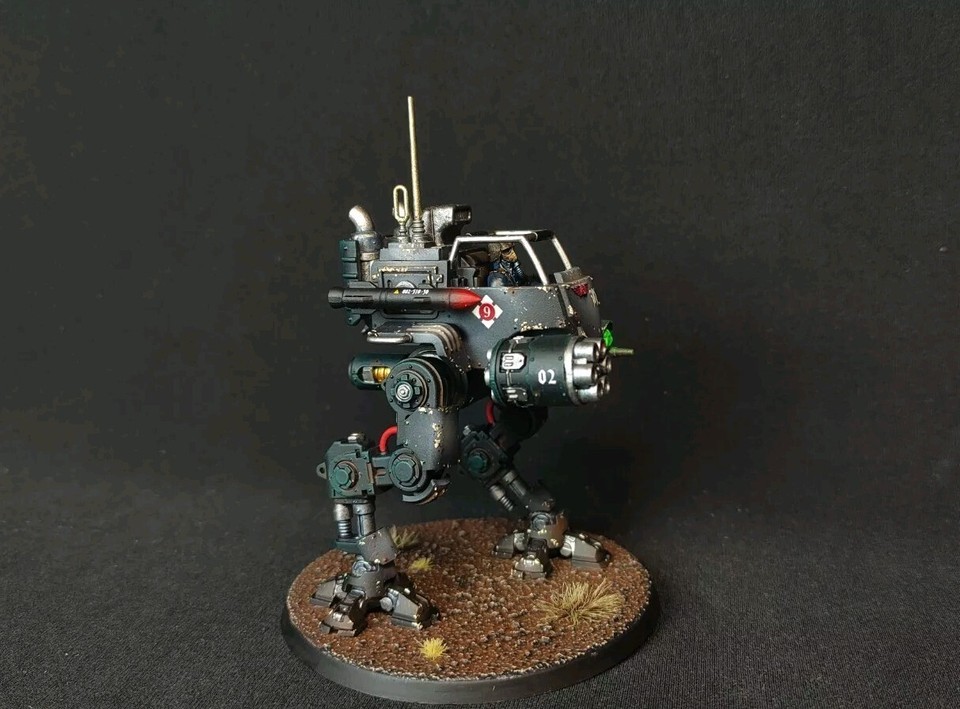 Warhammer 40k commission painted Militarum Krieg Armoured Sentinel ...