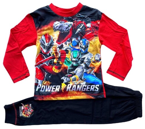 Official Power Rangers Pyjamas Pajamas Pjs Children's Boys Girls Ages 5 ...