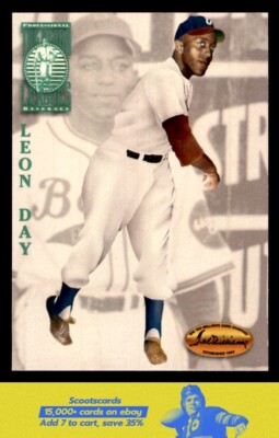 1994 Ted Williams The Negro Leagues Leon Day card #103 Newark Eagles | eBay