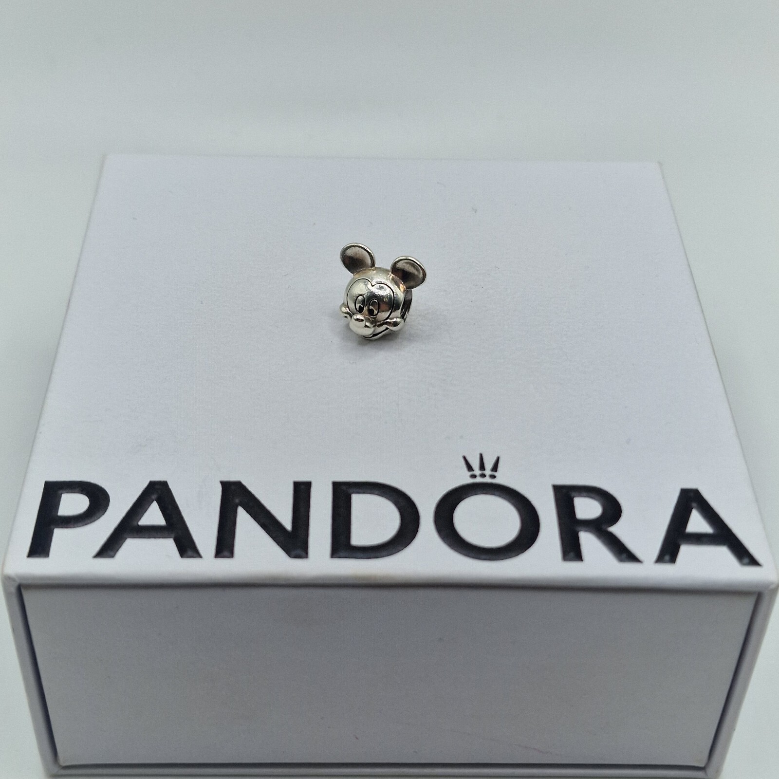 Genuine Pandora Disney Mickey Mouse Head Charm ALE 92… - Gem