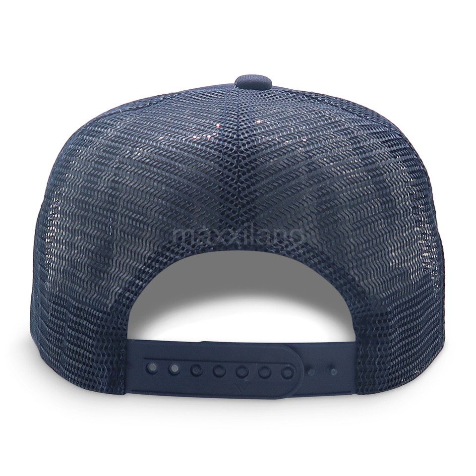 Mens Trucker Hat Mesh Foam Baseball Cap Snapback Adjustable Plain Blank ...