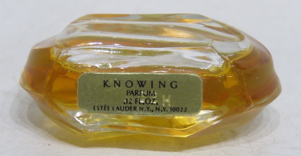 KNOWING Estée Lauder Perfume .12 oz/3.5 mL Vintage Miniature Pure ...
