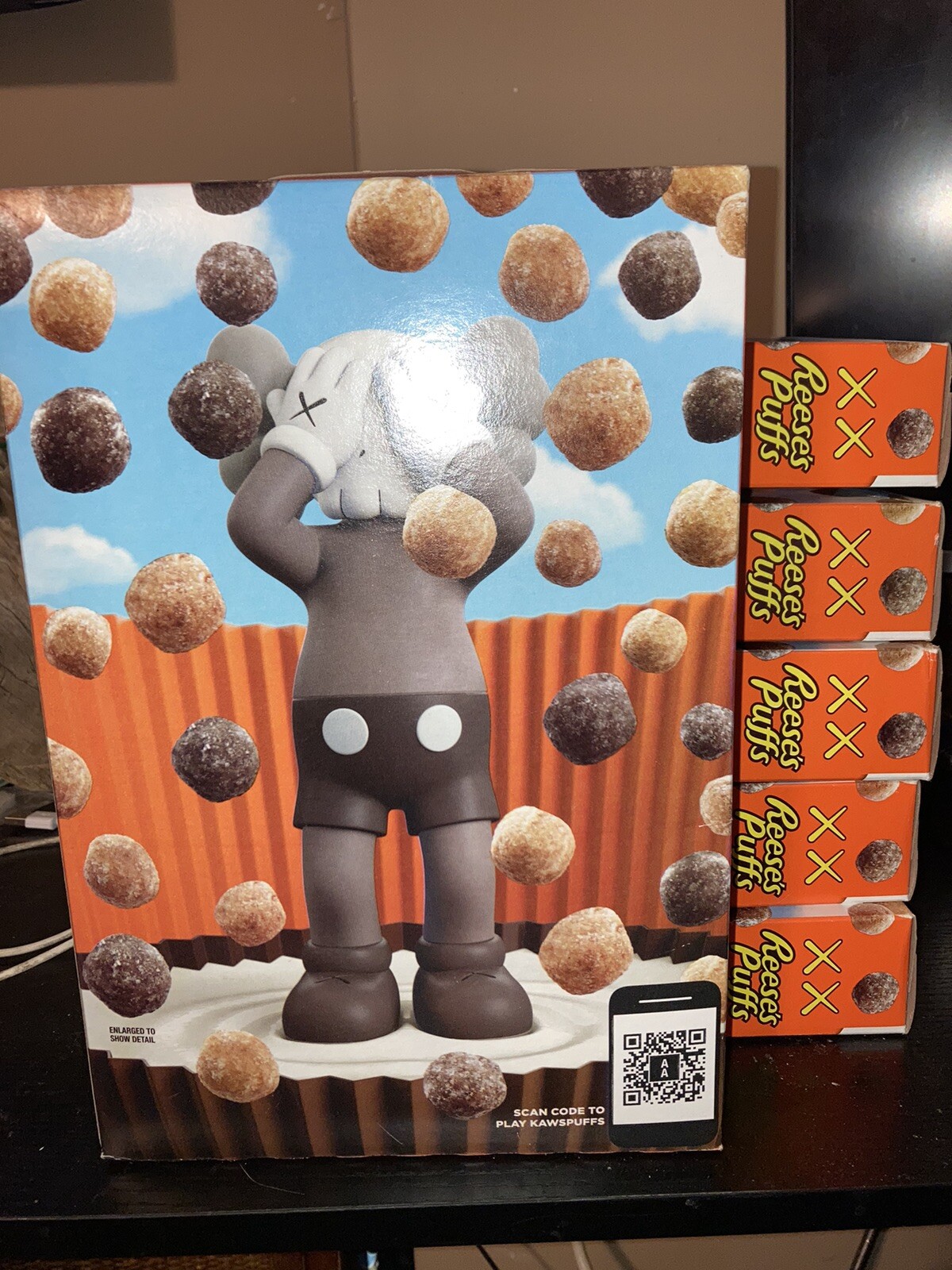 Reeses Puffs X KAWS Cereal Limited Edition!! Very RARE | eBay