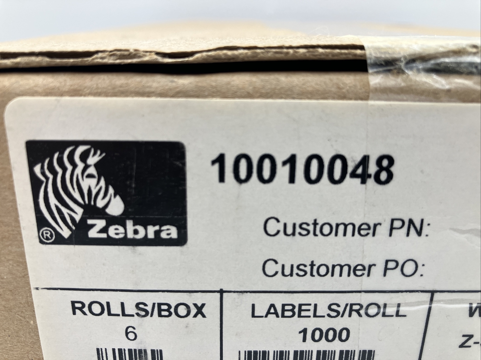 Zebra Z-Select 4000D 4" .5" Labels Genuine Direct Thermal 10010048 - 6 ...