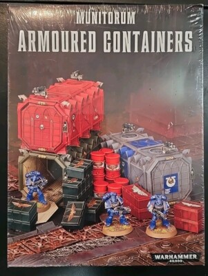 Munitorum Armoured Containers - Warhammer 40k - Brand New! 64-98 | eBay