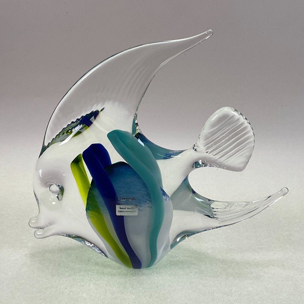 Hand Blown Art Glass Fish Hand Blown Glass Rainbow Trout Prochaska