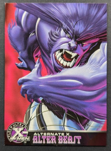 Alter Beast 1995 X-Men Marvel Fleer Ultra Alternate X Insert Chase Card ...