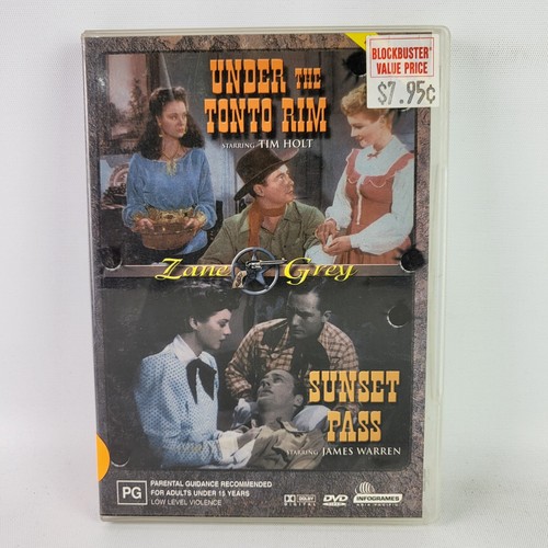 Under The Tonto Rim-1948 & Sunset Pass-1946-Zane Grey-Movie Author ZG ...