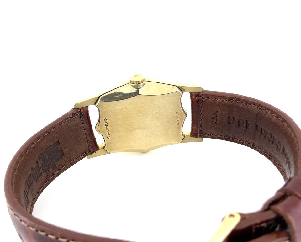 1954 Hamilton NEWTON 10K Gold Filled Manual Wind Watch W/ Hamilton ...