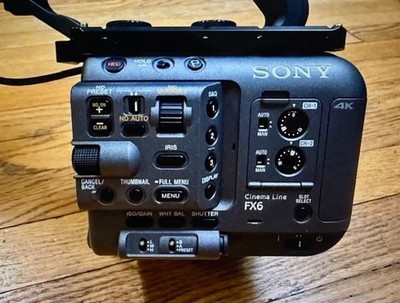 Sony FX6 Full-Frame Cinema Camera – Excellent Condition – Very Low ...