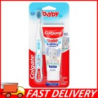Colgate Baby Toddler Training Toothbrush Fluoride Free Toothpaste Ages ...