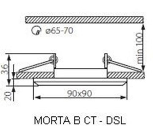 Kanlux 12V Cap Gx5.3 Base Crystal Recessed Room Bed Ceiling Spot Light ...
