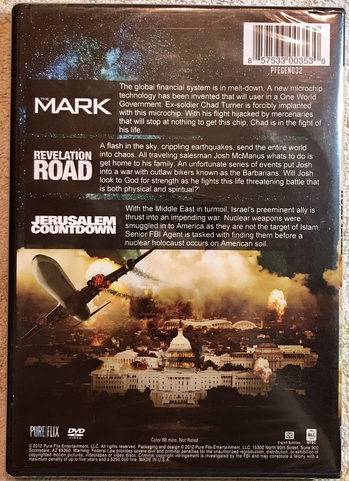The Mark, Revelation Road, Jerusalem Countdown (DVD) Christian, New ...