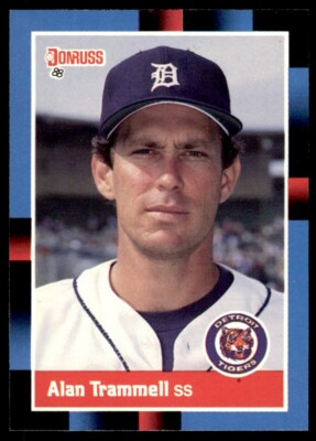 1988 Donruss - Alan Trammell #230 Detroit Tigers Baseball Card | eBay