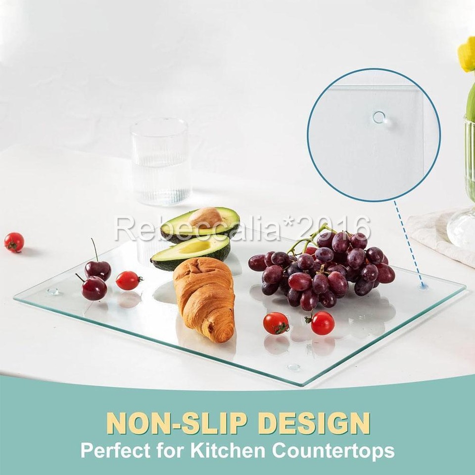 AU 30*40CM Chopping Board Cutting Board Tempered Glass Cut Bench ...