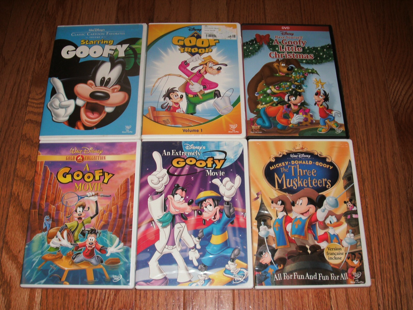 Goofy set of 6 DVDs. A Goofy Movie, An Extremely Goofy Movie, Goof ...