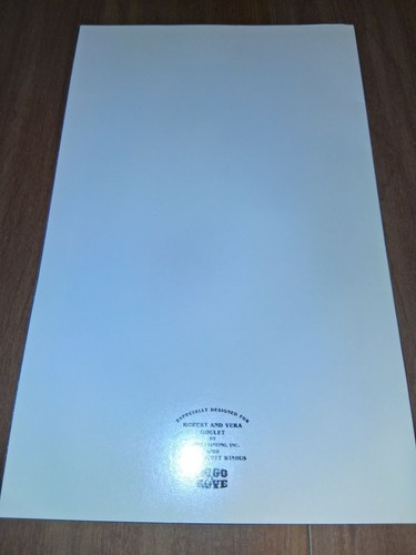 CHRISTMAS CARD FROM BROADWAY STAR, ACTOR, SINGER , ROBERT GOULET & VERA ...