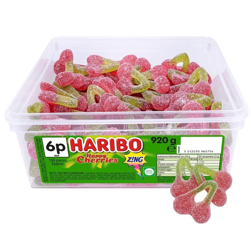 1 X FULL TUB HARIBO SWEETS WHOLESALE DISCOUNT CANDY BOX PARTY FAVOURS ...