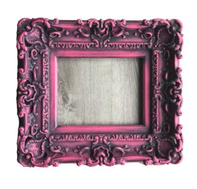 8x10 Vintage Pink Picture Frame, Baroque Ornate Style, Family Gifts | eBay