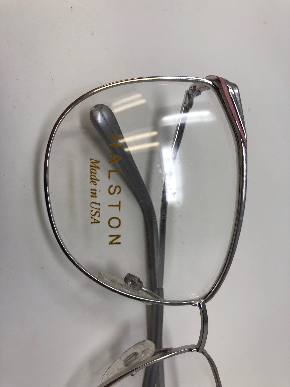 Halston Eyeglasses Frame 34 58-13-140 USA Silver H313 | eBay