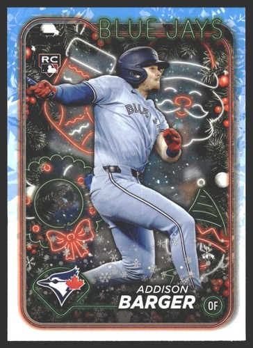 Addison Barger #H181 2024 Topps Holiday Toronto Blue JaysRC Rookie | eBay