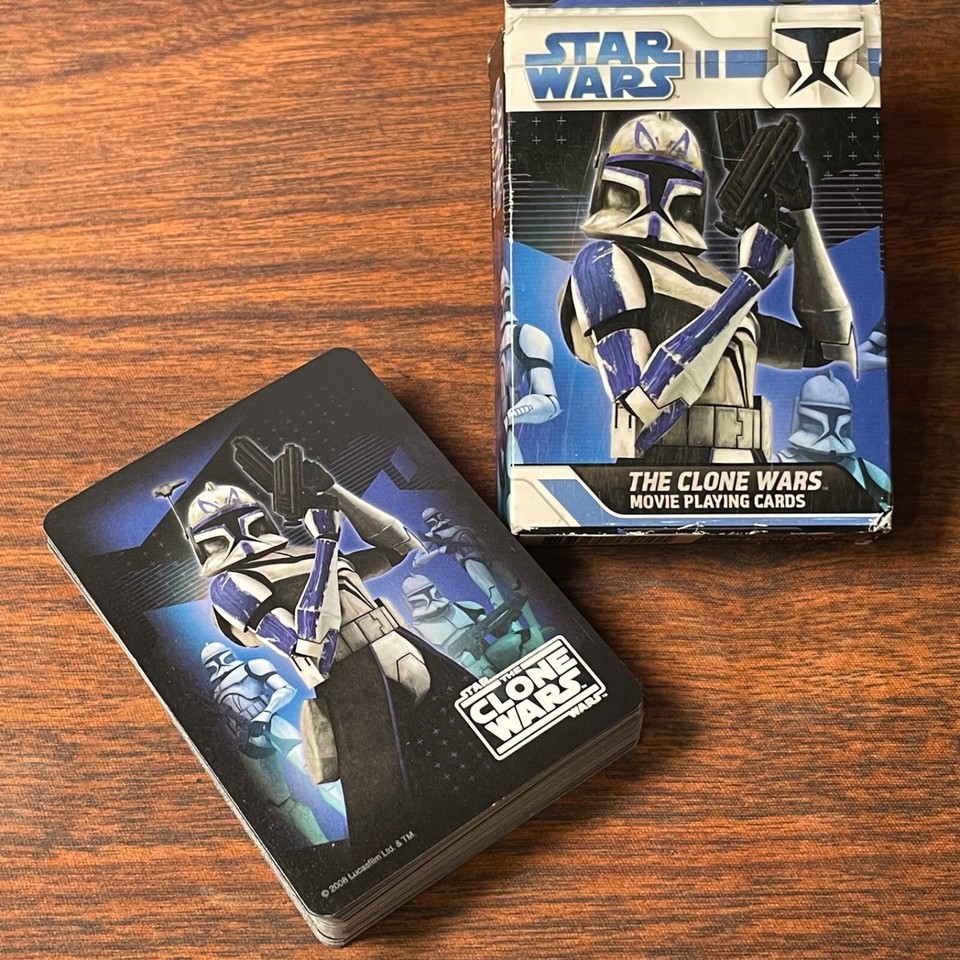 Star Wars The Clone Wars Movie Playing Cards Cartamundi Made in USA | eBay