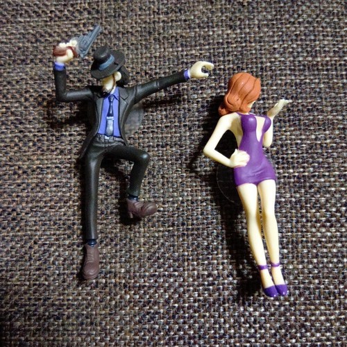 Lupin The Third Jigen Daisuke Mine Fujiko Usj Figure With Suction Cup | eBay