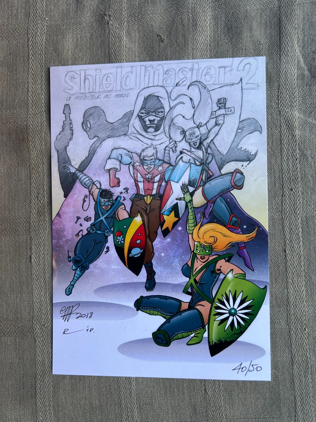 Reed Man Ex-Libris Shieldmaster N/S 50 Ex 15 X 22 2018 In Perfect Condition | eBay