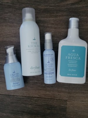 Drybar Product Bundle Shampoo, Spray Wax, Liquid Glass Smoothing ...
