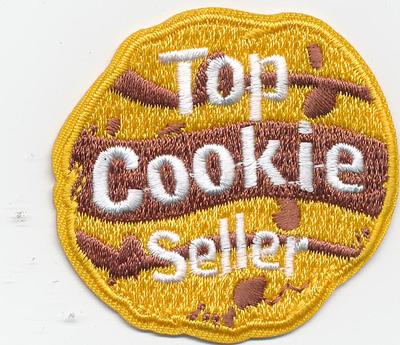 Girl Boy TOP COOKIE SELLER COOKIE Fun Patches Crest Badge SCOUTS GUIDE | eBay