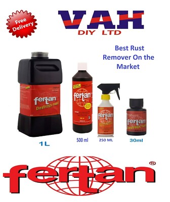 Rust Killer / Remover Fertan Treatment Brush Corrosion Protector Remedy ...
