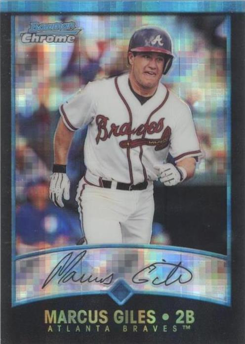 2001 Bowman Chrome - Marcus Giles #249 X-Fractor for sale online | eBay