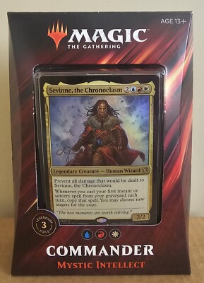 MTG Magic the Gathering 2019 Mystic Intellect Commander Deck -ENGLISH ...