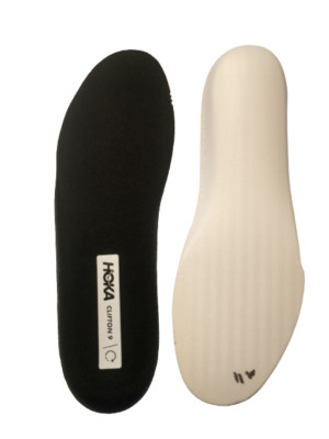 HOKA Clifton 9 Replacement Insoles (Black/White) | eBay