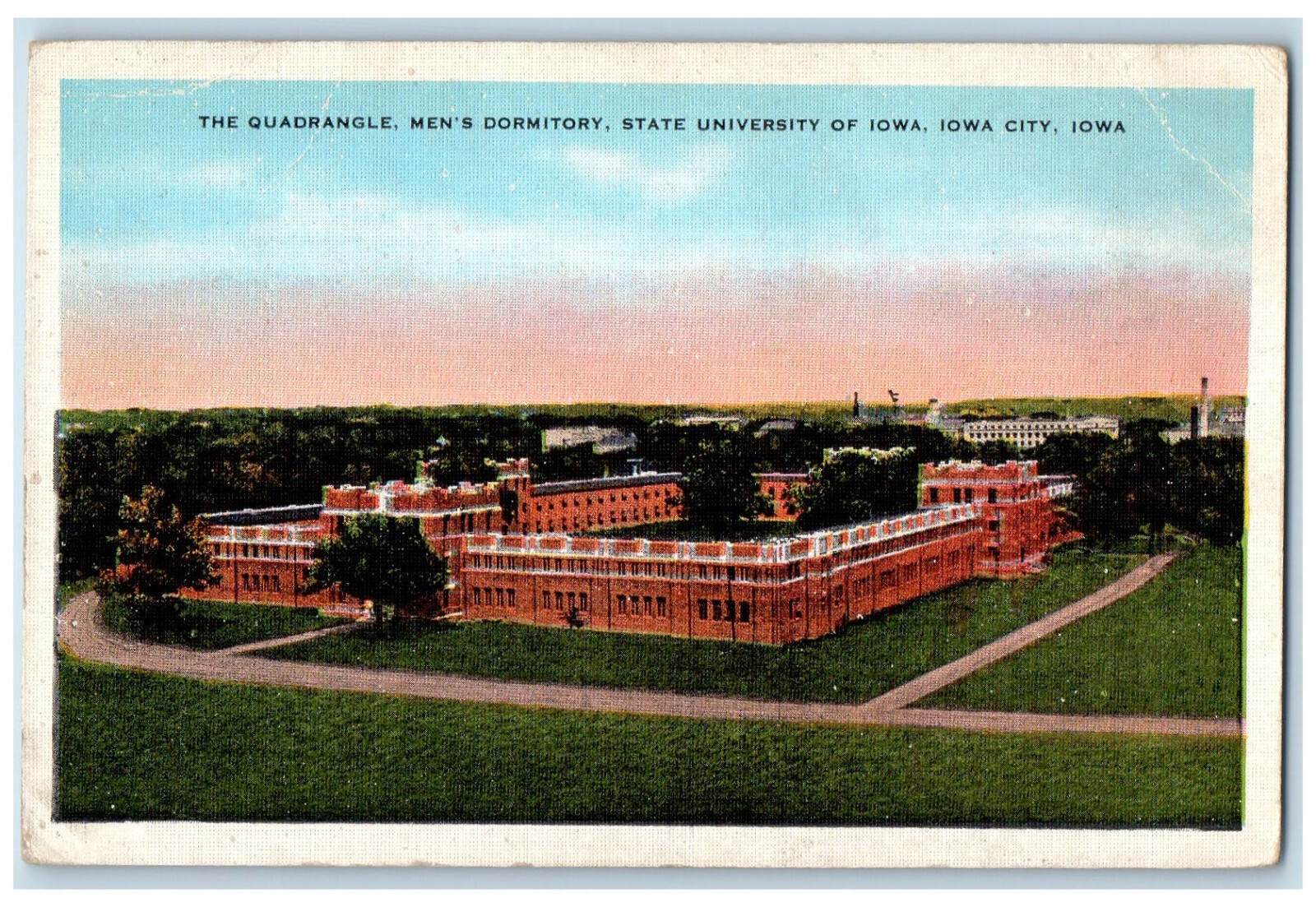 The Quadrangle Men's Dormitory State University Of Iowa, Iowa City IA ...