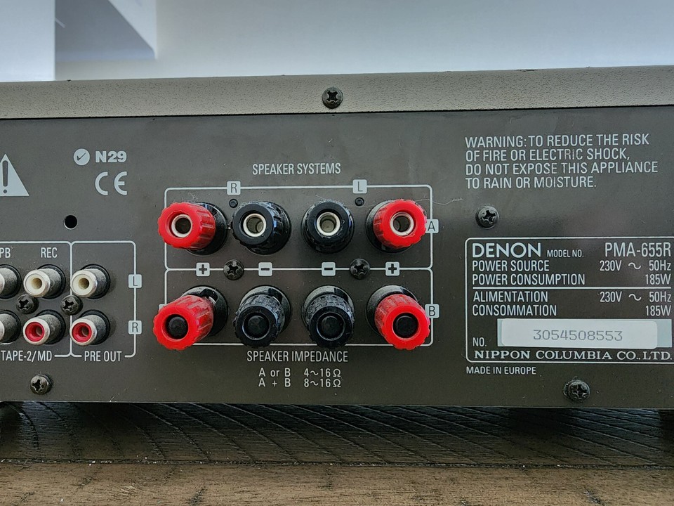 Denon PMA-655R Integrated Stereo Amplifier | eBay