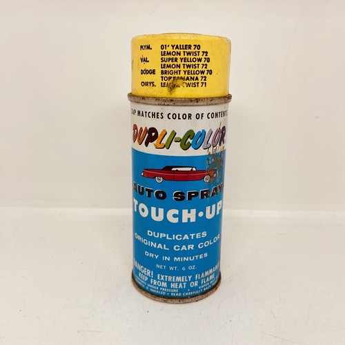 Vintage 1970-1972 Dupli-Color Yellow DS-CC 220 Auto touch up spray ...