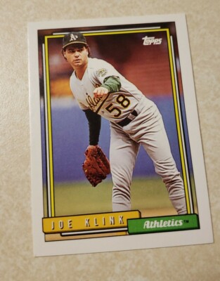 topps 1992 baseball card Joe Klink | eBay