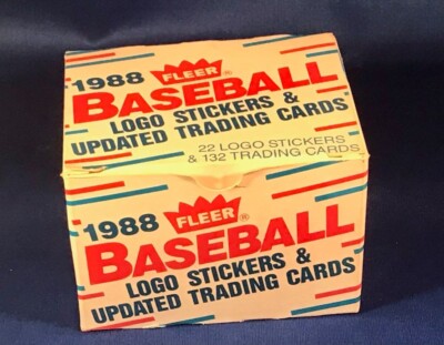 1988 FLEER BASEBALL LOGO STICKERS & UPDATED TRADING CARDS | eBay