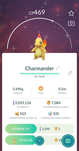 Shiny Charmander Party Hat - Pokemon Trade GO Shiny | eBay
