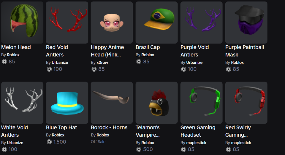 STACKED Roblox account username: ssrdev open profile DM BEFORE BUYING ...