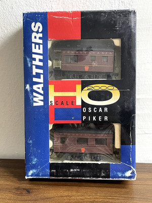 Walthers HO Scale Pennsylvania RR Oscar & Piker Passenger Train Car Set ...