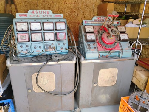Sun Diagnostic Tune Up Machine Sun distributer Tester Vintage | eBay