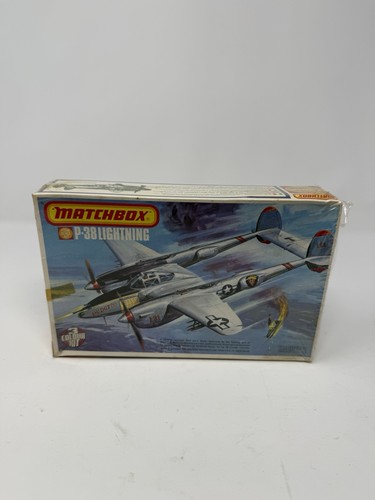 Vtg 1974 MATCHBOX P-38 Lightning 1:72 Model Kit PK-118 SEALED | eBay