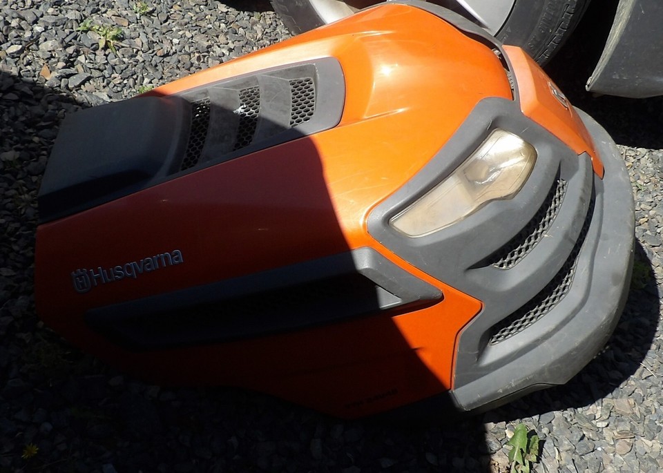 husqvarna riding lawn mower hood read description | eBay
