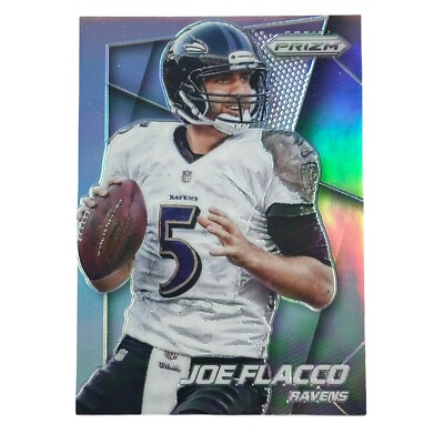 JOE FLACCO 2014 PANINI PRIZM PRISMS SILVER HOLO REFRACTOR #7 BALTIMORE ...