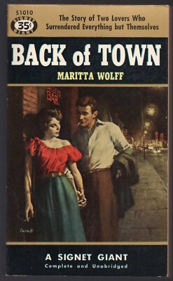 Back of Town Maritta Wolff Vintage Sleaze GGA Pulp Signet Paperback ...